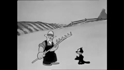 1926 - In this animated film, Felix the ... | Stock Video | Pond5