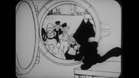 1926 - In this animated film, Felix the ... | Stock Video | Pond5