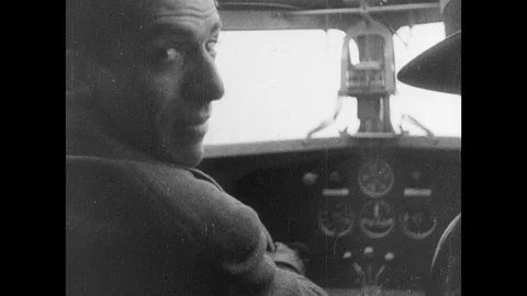 1926-Ford Trimotor / Propeller Plane / S... | Stock Video | Pond5