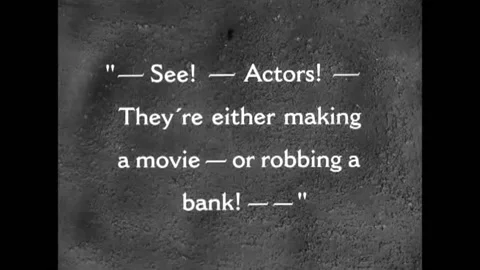 1926 - In this silent comedy, policeman ... | Stock Video | Pond5