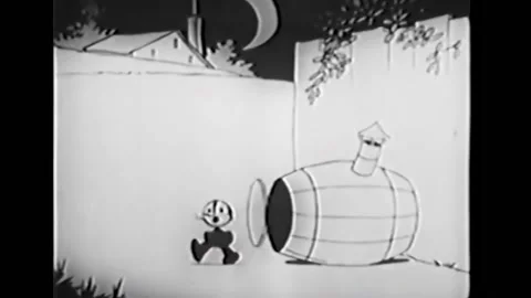 1927 - In this animated film, Felix the ... | Stock Video | Pond5