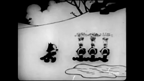 1927 - In this animated film, Felix the ... | Stock Video | Pond5