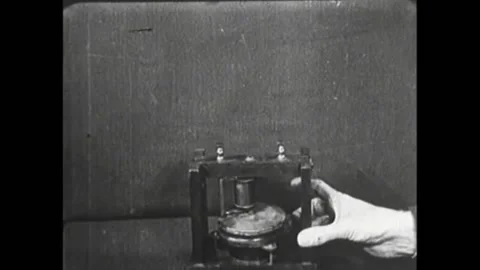 1928 - Shots of the first commercial tel... | Stock Video | Pond5