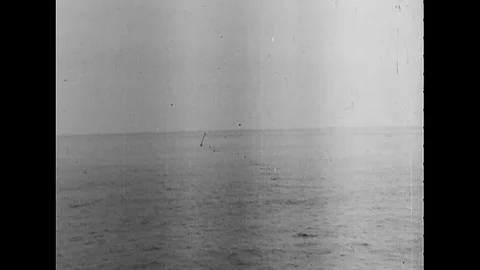 1930 - US Navy bombs explode under water... | Stock Video | Pond5