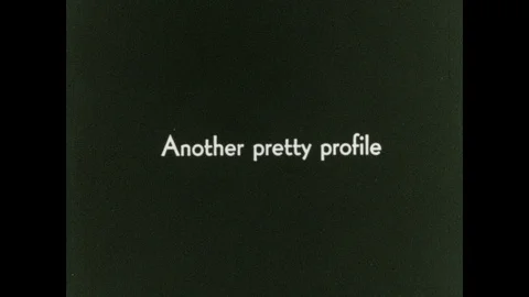 1930s: Intertitle card. Woman smiles. In... | Stock Video | Pond5