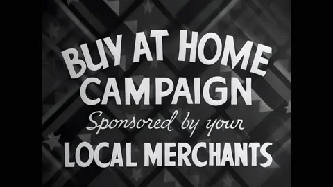 1930s: Title card. Busy business street ... | Stock Video | Pond5