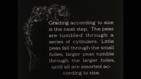 1930s: Title cards. Large spinning tumbl... | Stock Video | Pond5