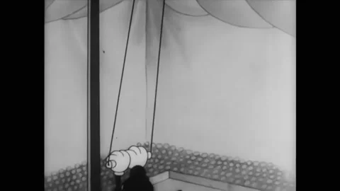 1931 - In this animated film, Toby the P... | Stock Video | Pond5