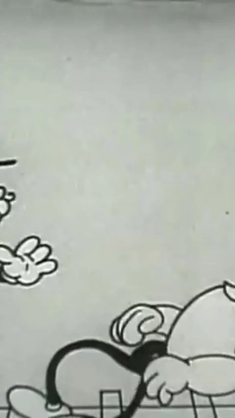 1932 - In this animated film, a train al... | Stock Video | Pond5