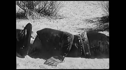 1932 - In this western, two men are figh... | Stock Video | Pond5