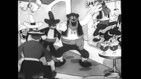 1933 - In this animated film, a matador ... | Stock Video | Pond5
