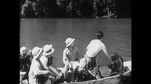 1935 - In this adventure movie, Tarzan s... | Stock Video | Pond5