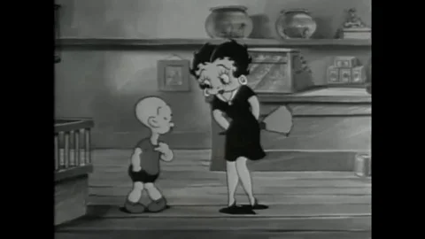 1935 - In this animated film, Betty Boop... | Stock Video | Pond5