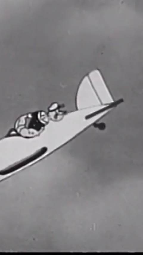 1935 - In this animated film, Bluto dest... | Stock Video | Pond5