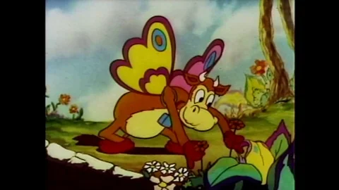 1935 - In this animated film, Molly Moo-... | Stock Video | Pond5