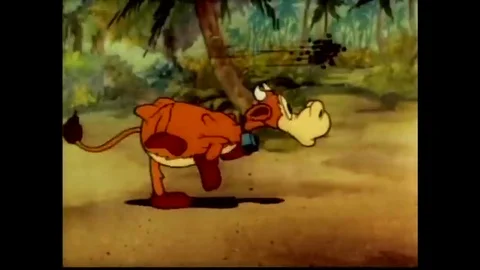 1936 - In this animated film, Molly Moo-... | Stock Video | Pond5