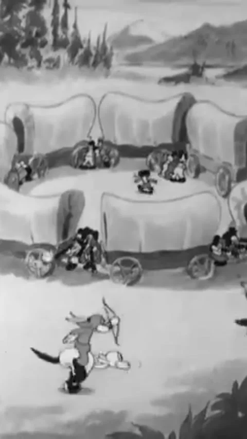 1936 - In this animated film, Porky Pig ... | Stock Video | Pond5