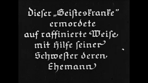 1936-Racial Hygiene / Nazi Propaganda / ... | Stock Video | Pond5