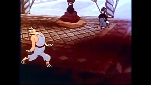 1937 - In this animated film, a rooster ... | Stock Video | Pond5