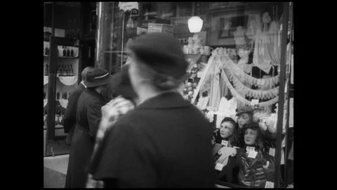 1937-Hitler Portrait / Shop Window / Ger... | Stock Video | Pond5