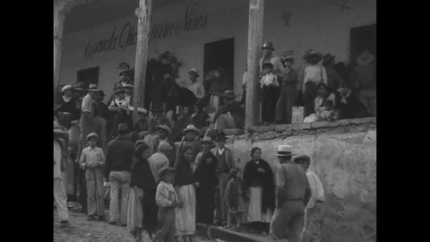 1937-Mudslide / Catastrophe / Tlalpujahu... | Stock Video | Pond5