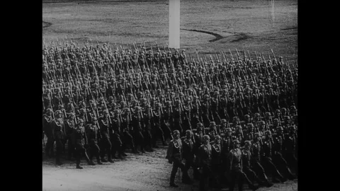 1938-Adolf Hitler / Rearmament / Speech ... | Stock Video | Pond5