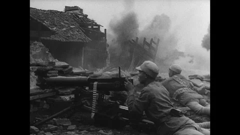 1938-Sino-Japanese War / Chongqing / Chi... | Stock Video | Pond5