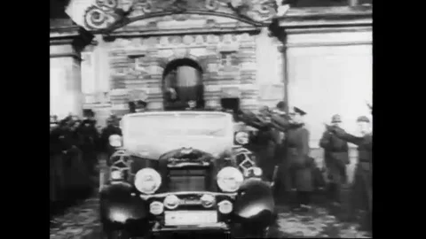 1939 - Adolf Hitler meets with wounded G... | Stock Video | Pond5