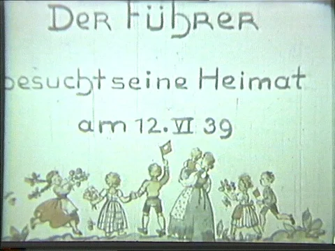 1939-Adolf Hitler / Upper Austria / 1939 | Stock Video | Pond5