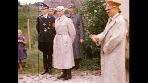 1939-Adolf Hitler / Visit / Austria / 19... | Stock Video | Pond5
