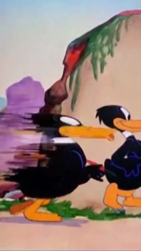 1939 - In this animated film, Daffy Duck... | Stock Video | Pond5