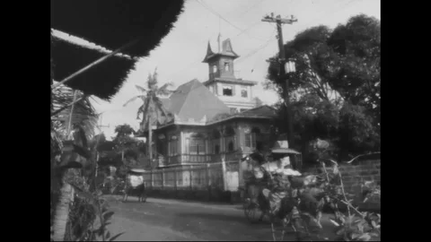 1940 - General Aguinaldo and Manuel Quez... | Stock Video | Pond5