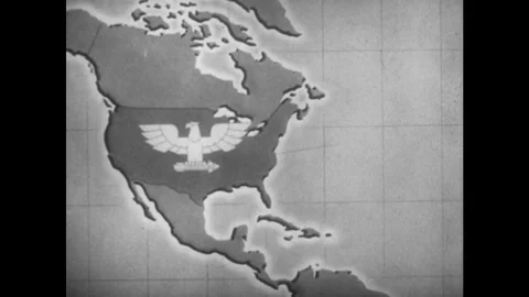 1940s: animation of planned Nazi invasio... | Stock Video | Pond5