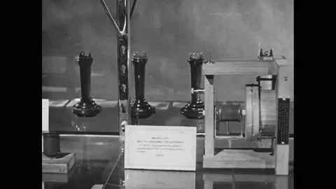 1940s: A collection of telegraph instrum... | Stock Video | Pond5
