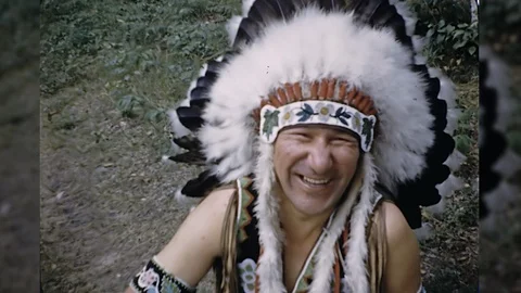 1940s Laughing Happy Native American Man... | Stock Video | Pond5
