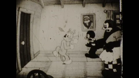 1940s Little Black Sambo Racist Cartoon ... | Stock Video | Pond5