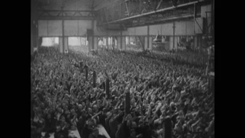Nazi Crowd Stock Footage ~ Royalty Free Stock Videos | Pond5