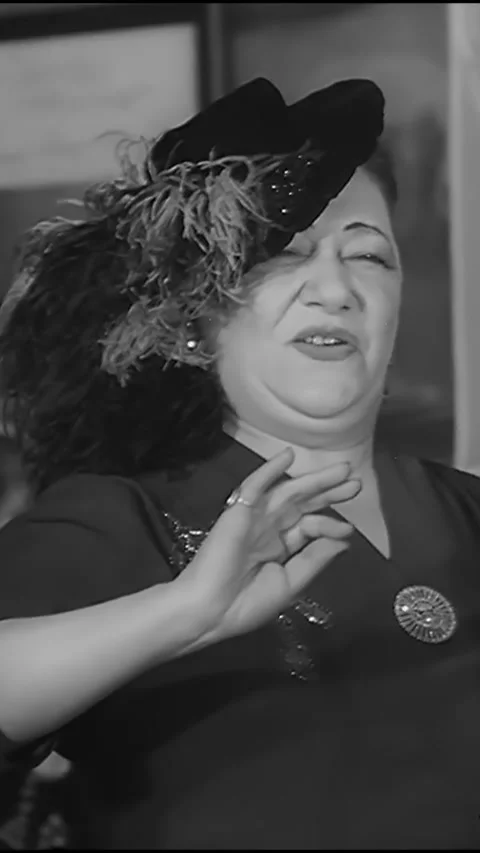 1940s - A singer in old-fashioned attire... | Stock Video | Pond5