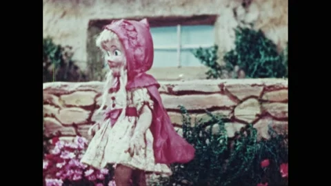 1940s: Stop-motion puppet animation- Lit... | Stock Video | Pond5