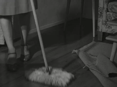 Woman Sweeping Stock Video Footage | Royalty Free Woman Sweeping Videos ...