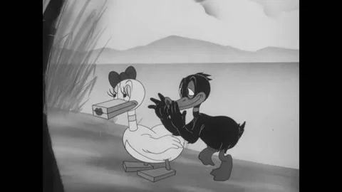 1941 - In this animated film, Daffy Duck... | Stock Video | Pond5