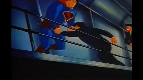 1942 - In this animated film, Superman s... | Stock Video | Pond5