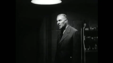 1942 - In this horror film, a mad scient... | Stock Video | Pond5