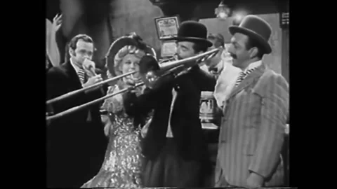 1942 - In this musical, a drunk hiccuppi... | Stock Video | Pond5