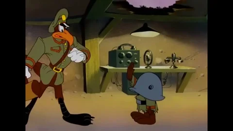 1943 - In this animated film, a Nazi off... | Stock Video | Pond5