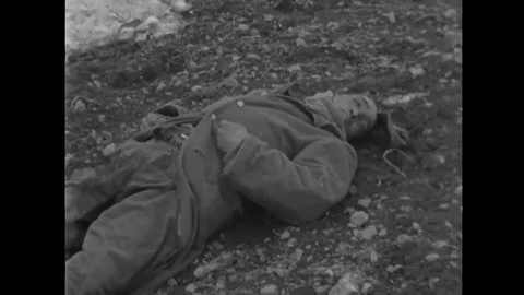 1943 - Dead Japanese soldiers and their ... | Stock Video | Pond5
