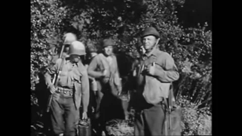 1943 - In this US Army training film, so... | Stock Video | Pond5