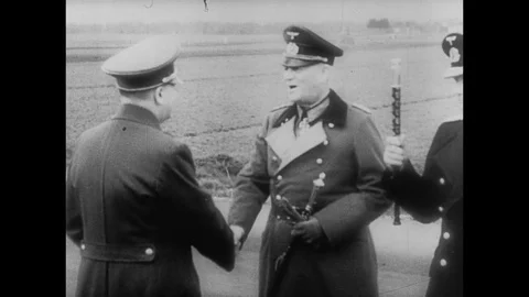 1944-Adolf Hitler / Troop Visit / German... | Stock Video | Pond5