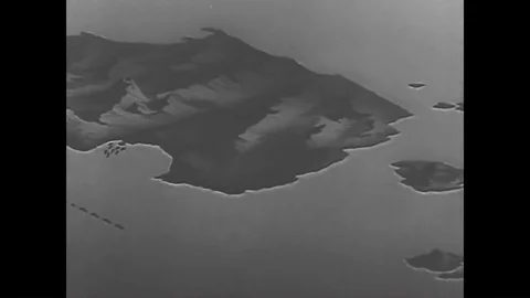 1944 - An animated map shows how US Army... | Stock Video | Pond5
