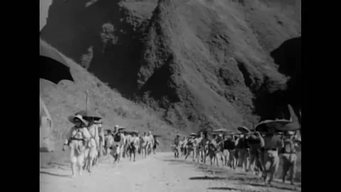 1944 - During the evacuation if Liuchow ... | Stock Video | Pond5